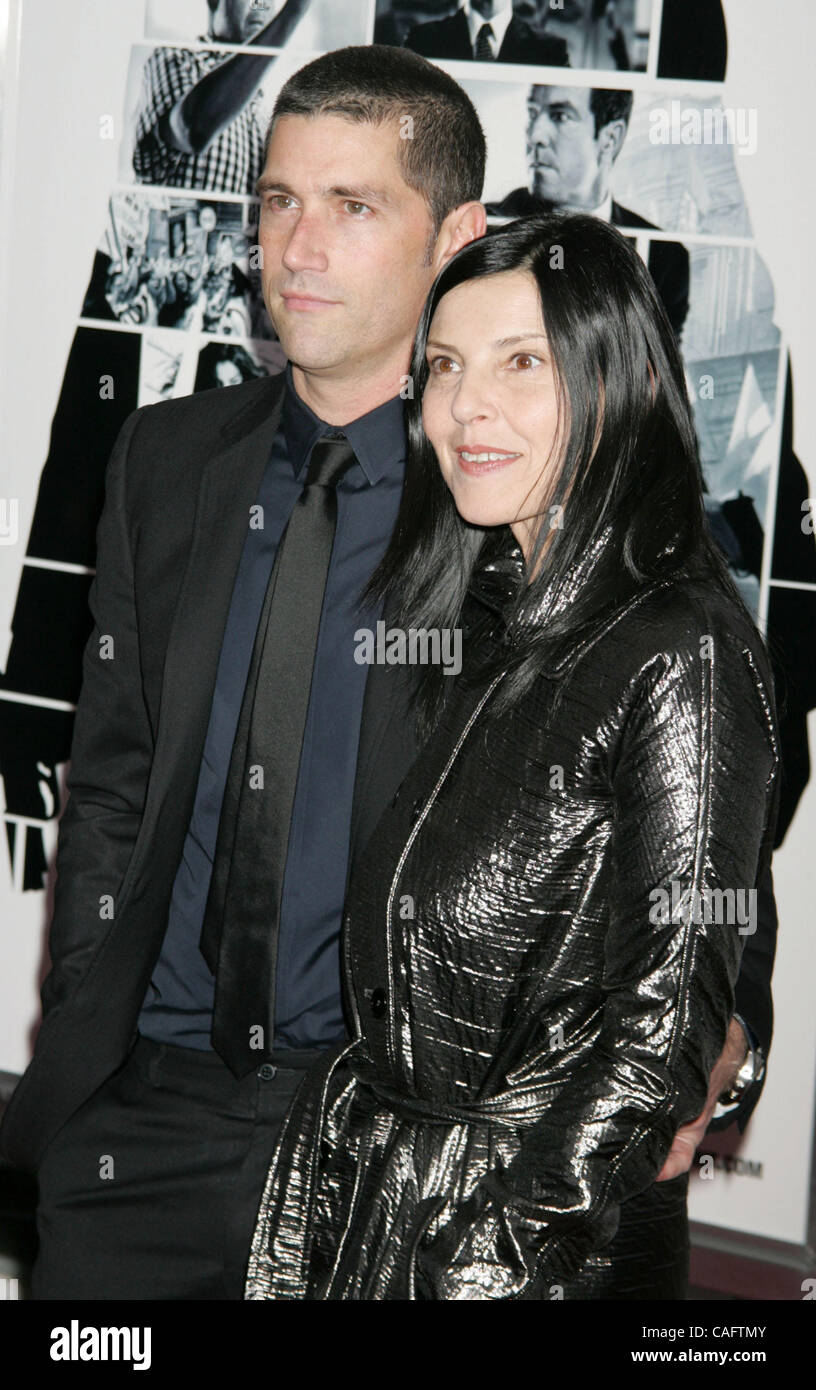 Feb 20, 2008 - New York, NY, USA - Actor MATTHEW FOX and GIRLFRIEND at ...
