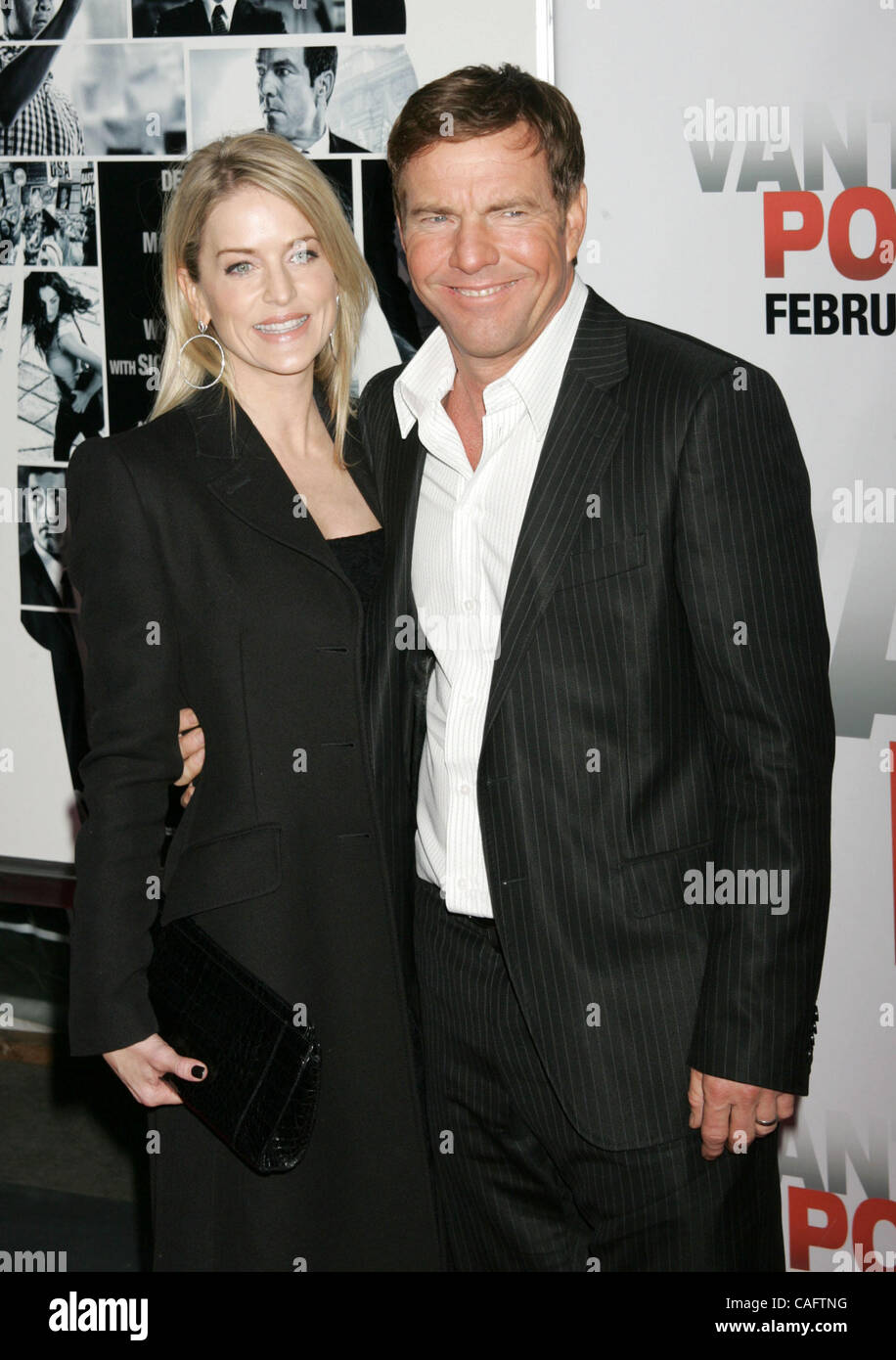 Feb 20, 2008 - New York, NY, USA - Actor DENNIS QUAID and his wife ...