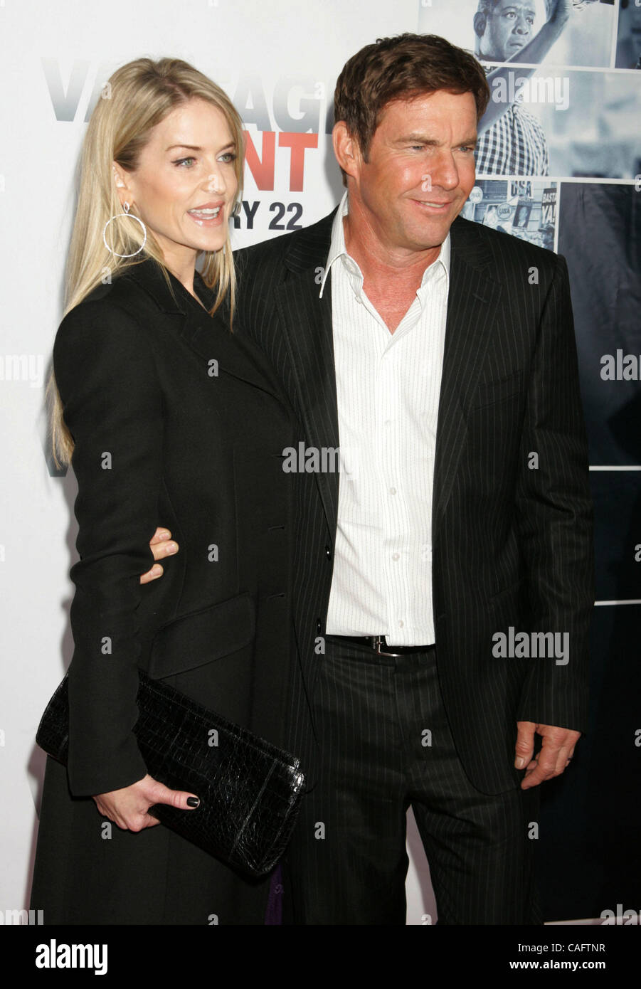 Feb 20, 2008 - New York, NY, USA - Actor DENNIS QUAID and his wife ...