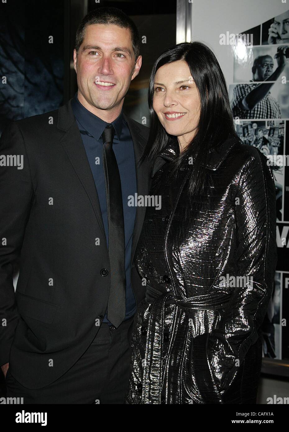 Matthew fox with wife hi-res stock photography and images - Alamy