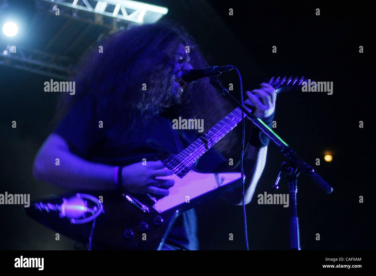 Coheed and Cambria performing at Madison Square Garden on February 21 ...