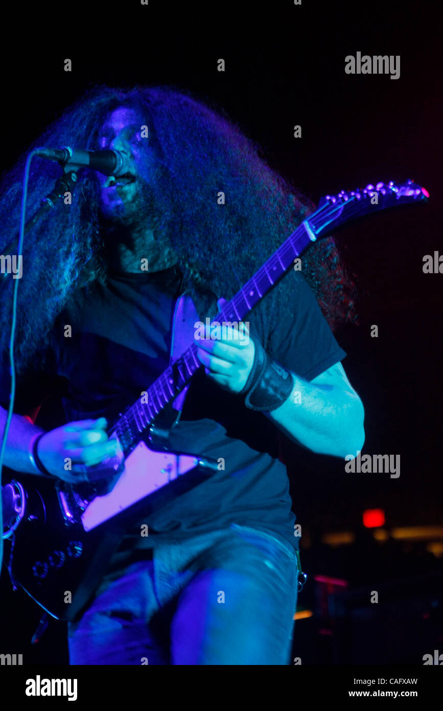 Coheed and Cambria performing at Madison Square Garden on February 21 ...