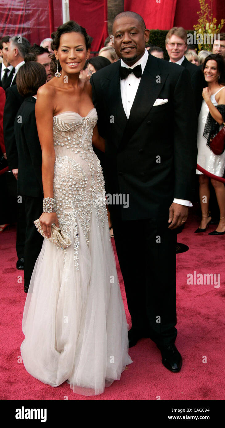 Feb 24, 2008 - Hollywood, California, USA - KEISHA and FOREST WHITAKER ...