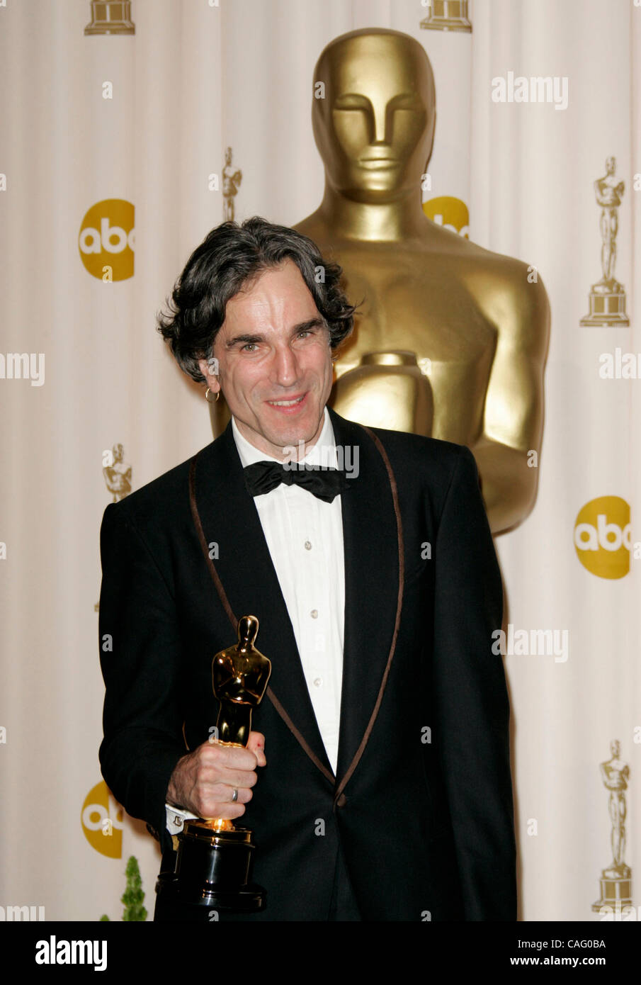 Feb 24, 2008 - Hollywood, California, USA - Actor DANIEL DAY-LEWIS with ...