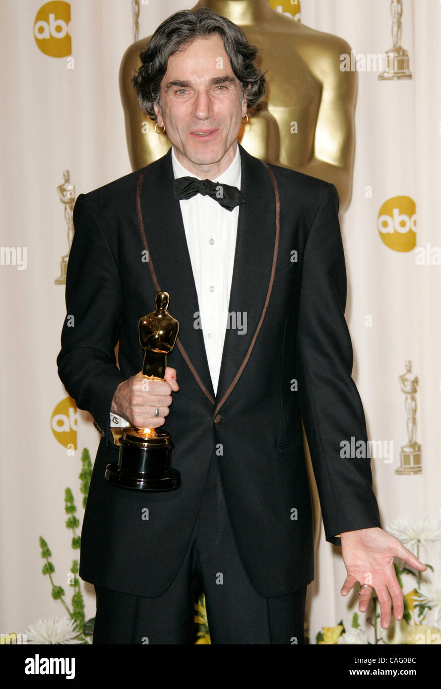 Feb 24, 2008 - Hollywood, California, USA - Actor DANIEL DAY-LEWIS with ...