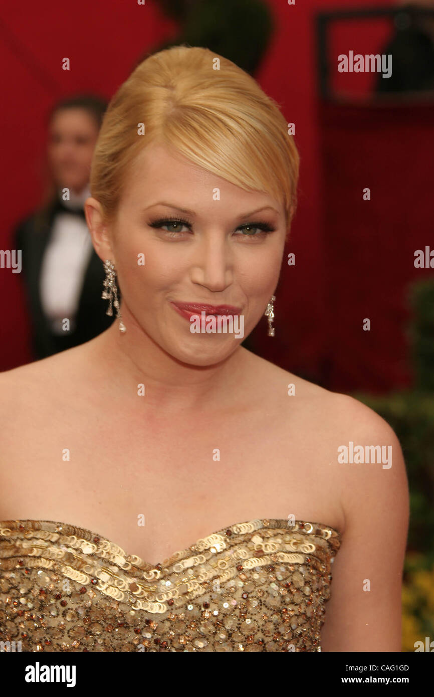 Feb 24, 2008 - Hollywood, California, USA - ADRIENNE FRANTZ arriving at ...