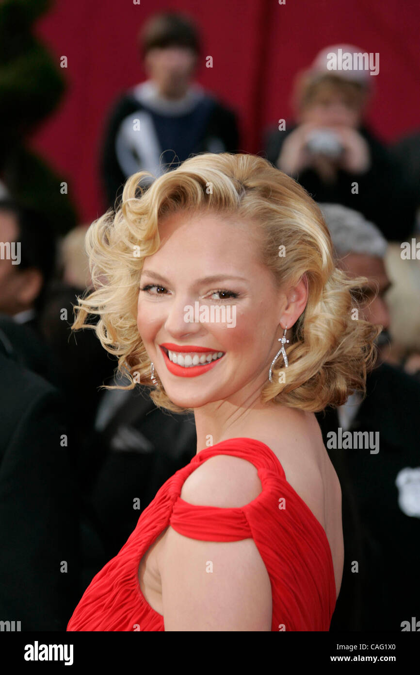 Feb 24, 2008 - Hollywood, California, USA - Actress KATHERINE HEIGL ...