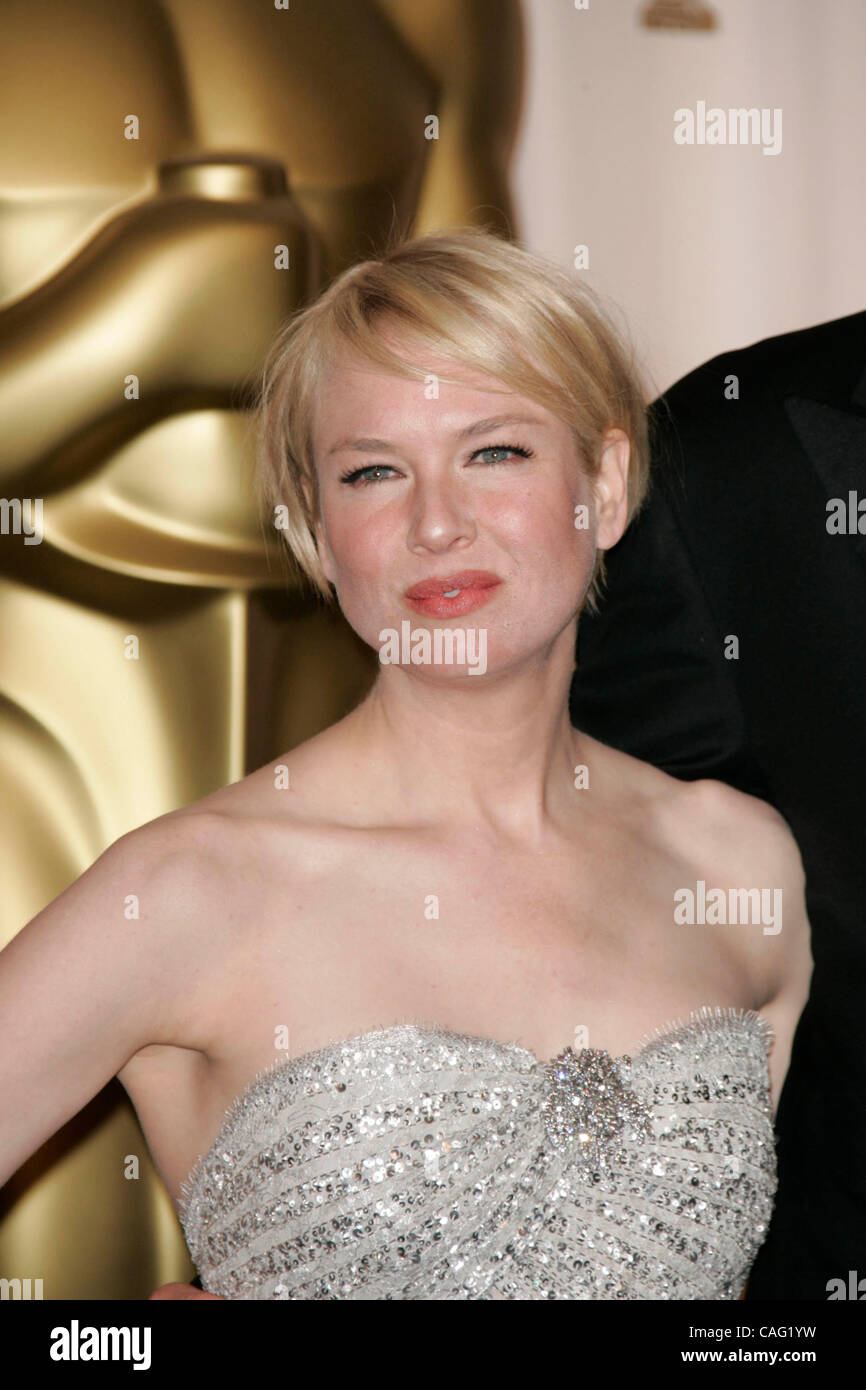 Feb 24, 2008 - Hollywood, California, USA - Actress RENEE ZELLWEGER at ...