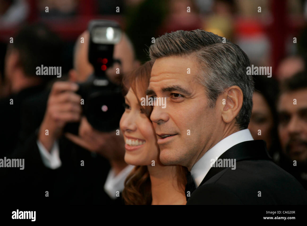 Feb 24, 2008 - Hollywood, California, USA - GEORGE CLOONEY arriving at ...