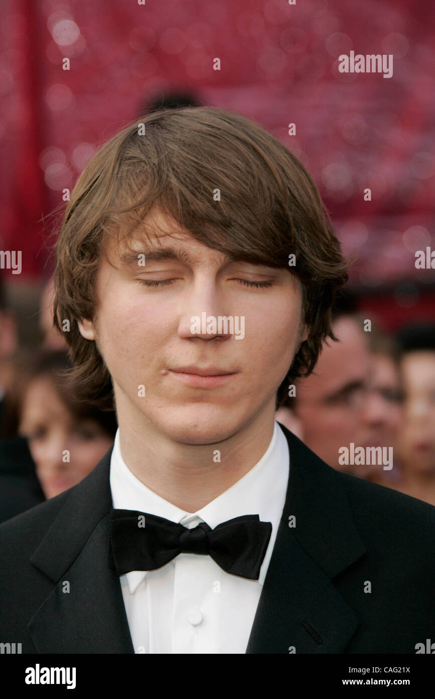 Feb 24, 2008 - Hollywood, California, USA - PAUL DANO arriving at the ...