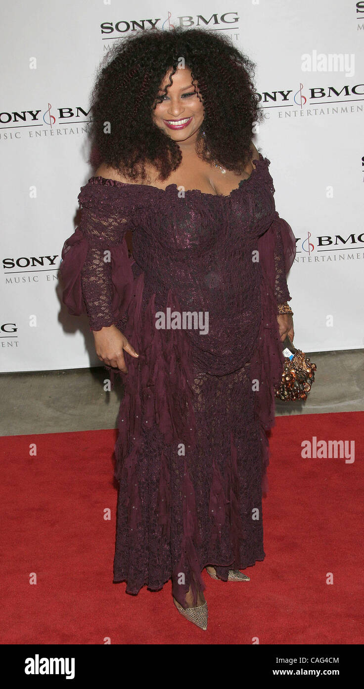 Feb 10, 2008; Hollywood, CA, USA; Singer CHAKA KHAN at the Sony BMG ...