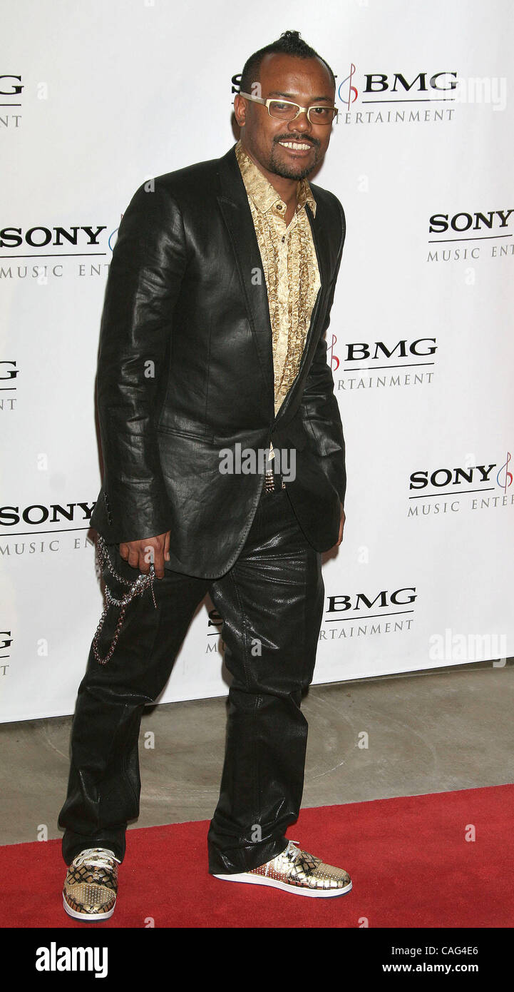 Feb 10, 2008; Hollywood, CA, USA; Singer APL.DE.AP at the Sony BMG ...