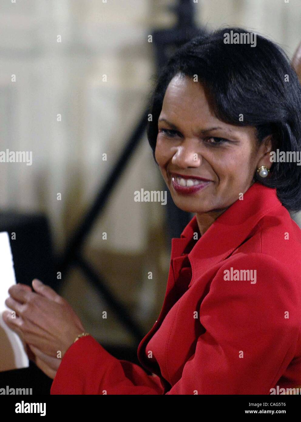 Condoleezza rice bush hi-res stock photography and images - Alamy