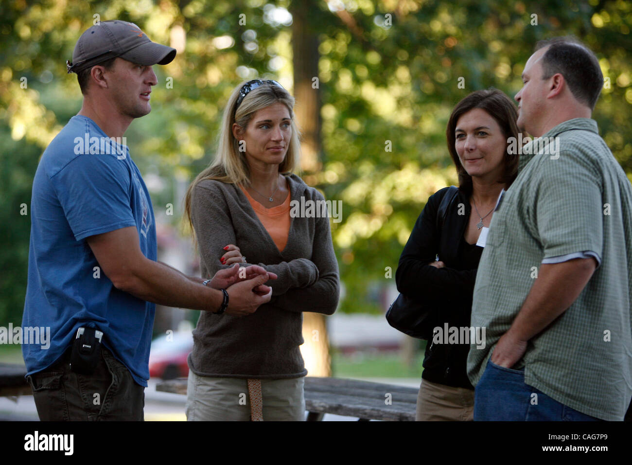 2/13/2008------Jamie and Kristie Schmunk, left, Nick Mattson's billet ...