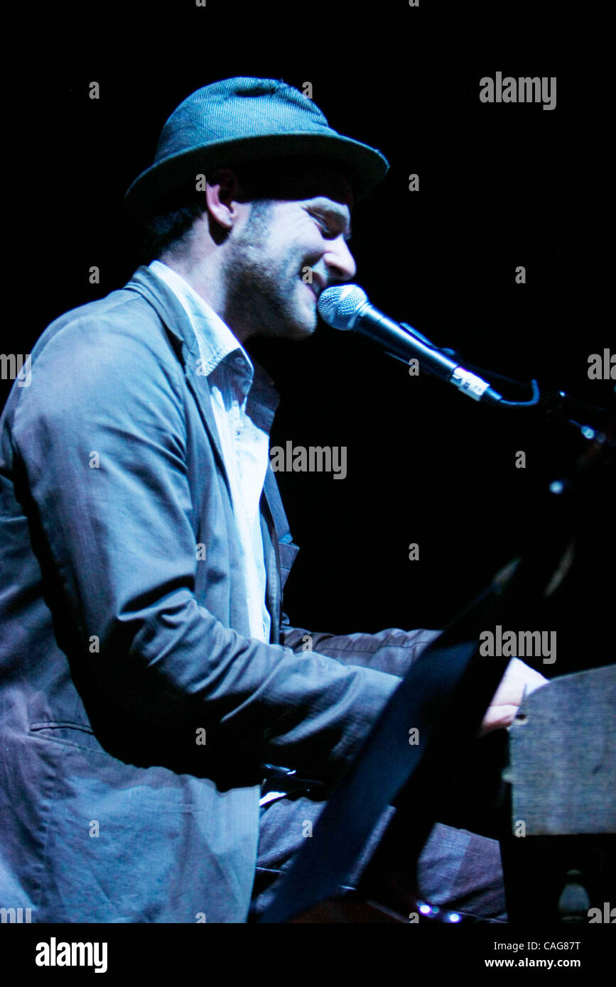 David Ford performing at Webster Hall on February 15th, 2007 Stock ...