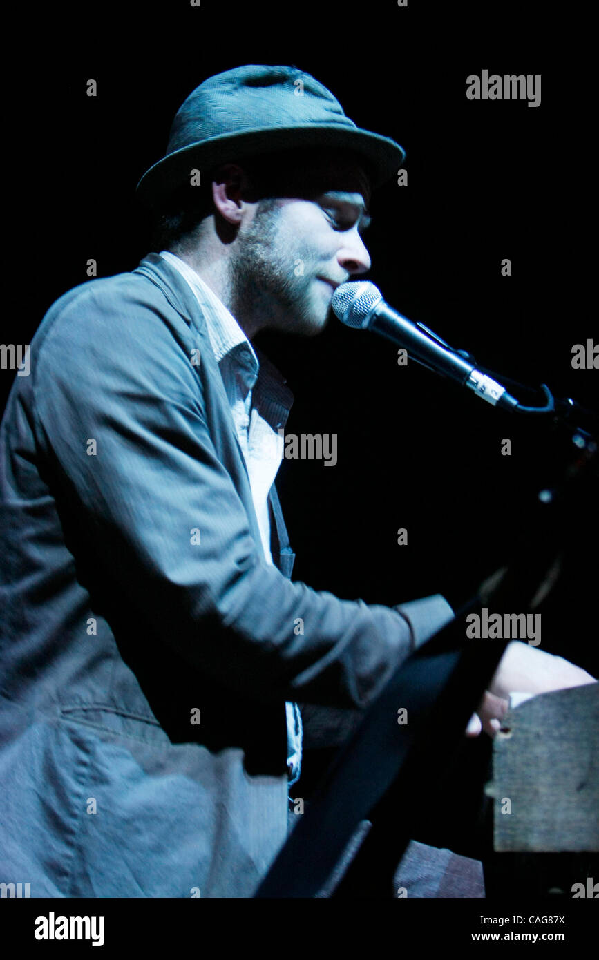 David Ford performing at Webster Hall on February 15th, 2007 Stock ...