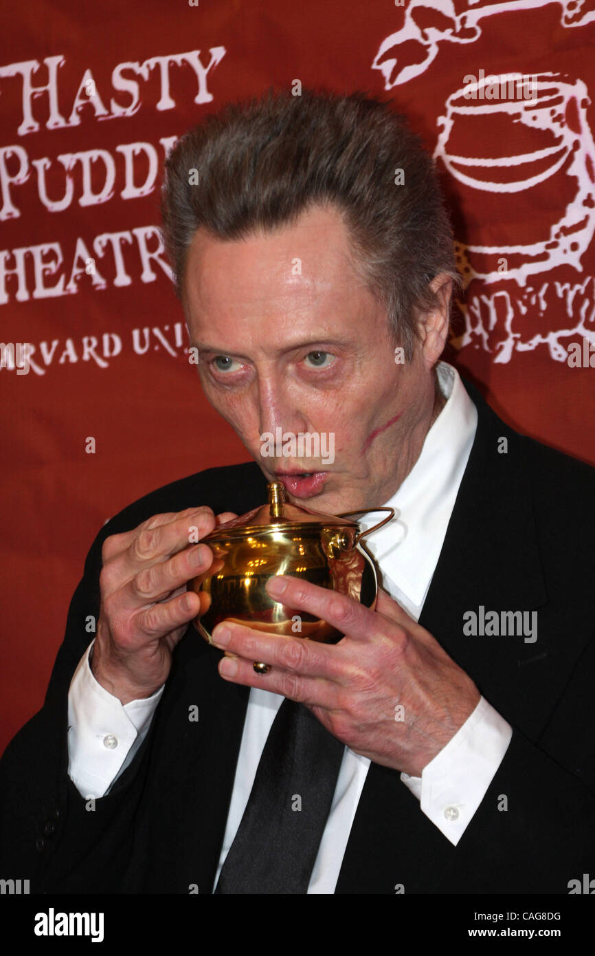 2-15-08- CAMBRIDGE, MA Actor Christopher Walken receives the 2008 Hasty ...