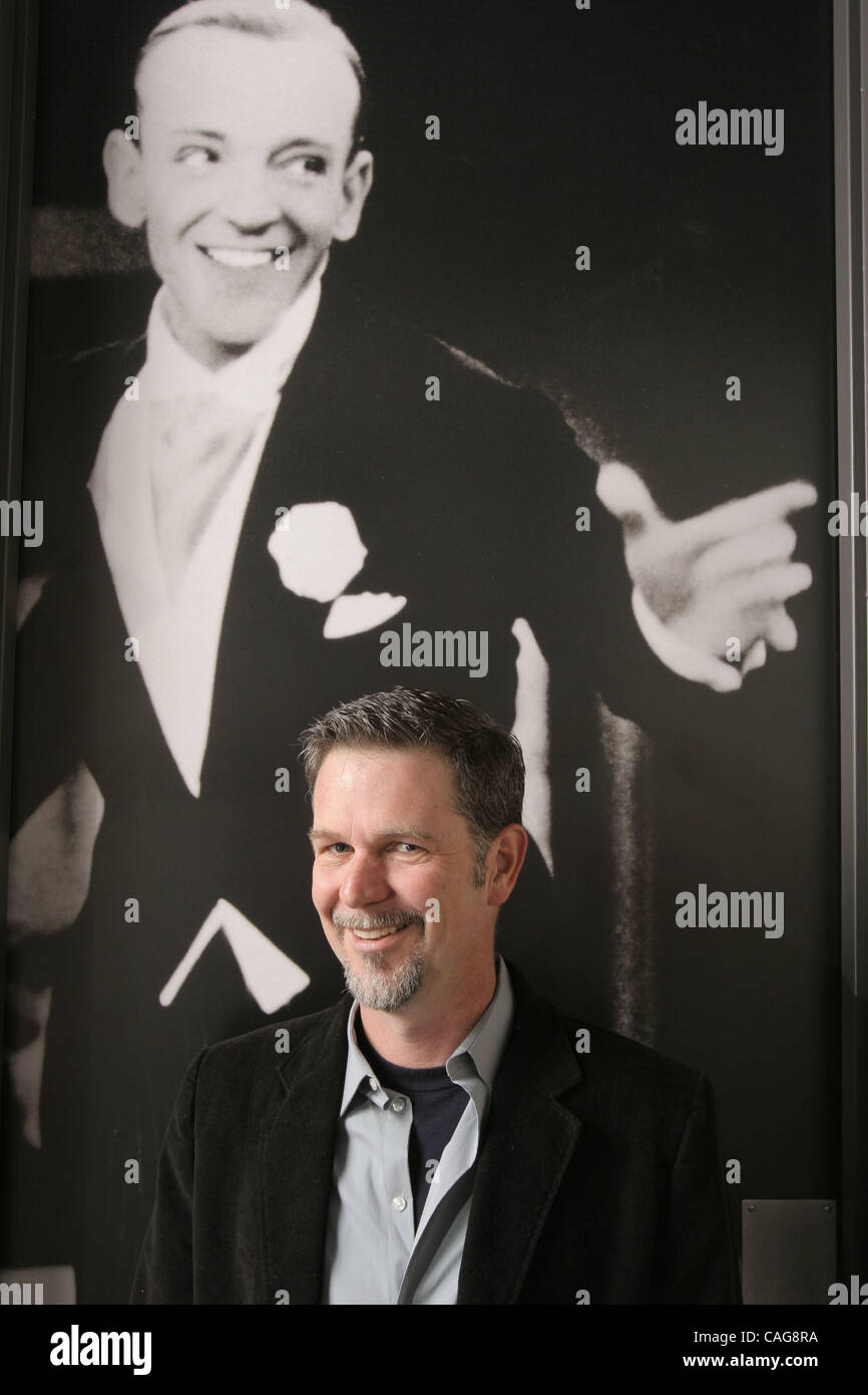 Feb 16, 2008 - Los Gatos, California, USA - Netflix CEO REED HASTINGS ...