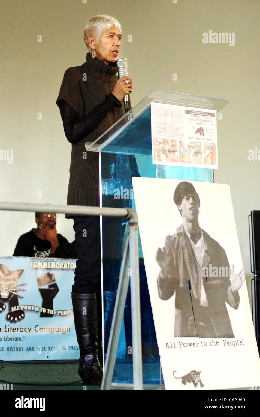 Ericka Huggins,former Director of the Oakalnd Community School and ...