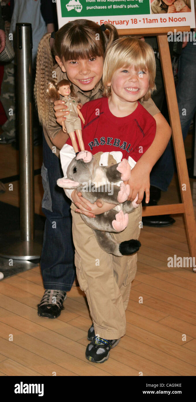 Feb 18, 2008 - New York, NY, USA - BINDI IRWIN and her brother ROBERT ...