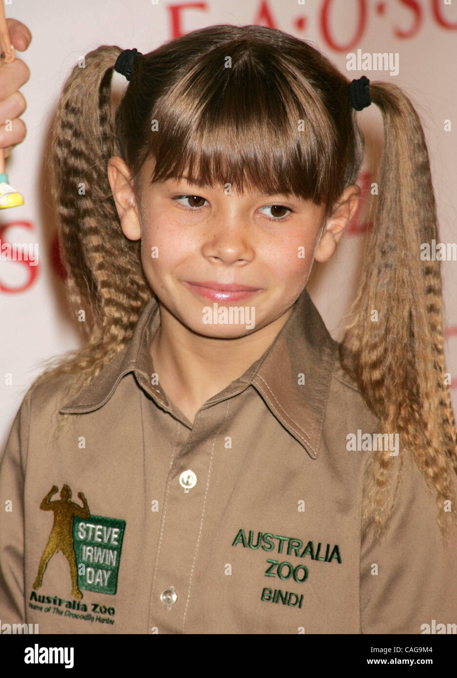 Feb 18, 2008 - New York, NY, USA - BINDI IRWIN at the introduction of ...