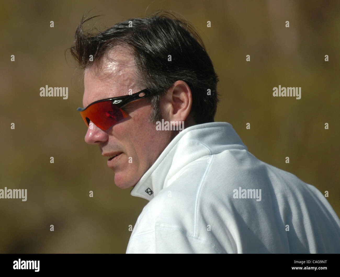 Oakland A's General Manager Billy Beane during Spring Training at ...