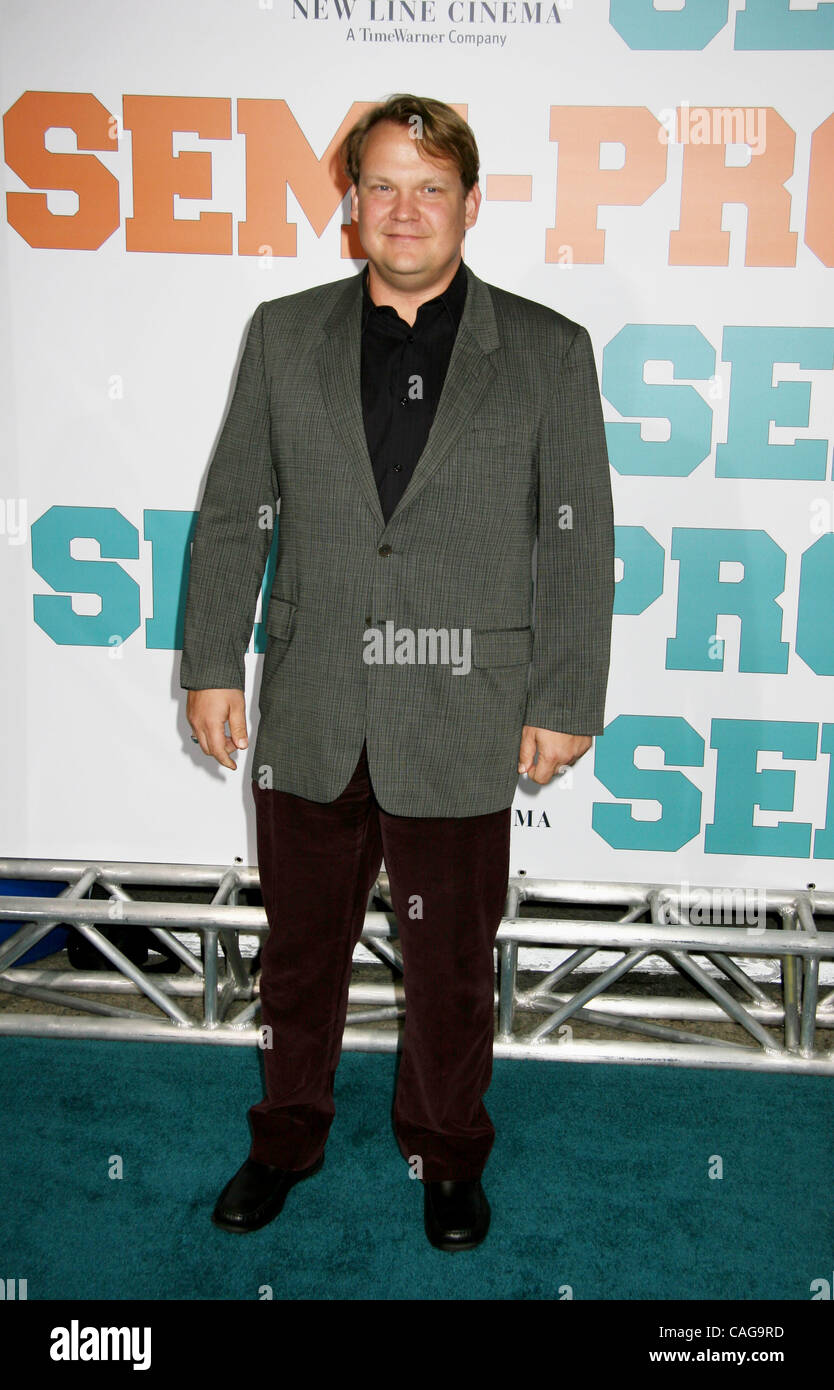 Feb 19, 2008 - Los Angeles, California, USA - ANDY RICHTER arriving at ...