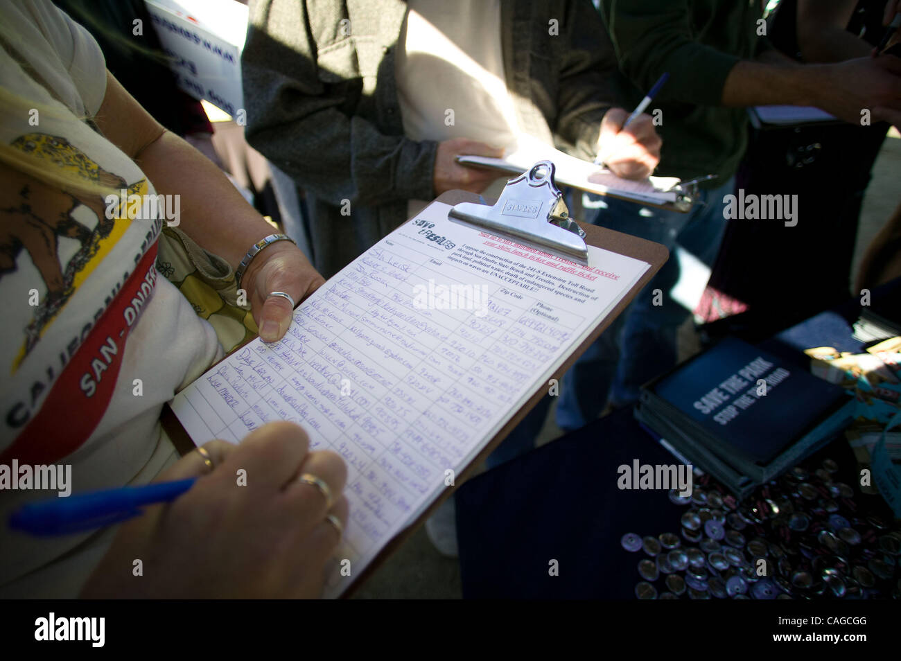 Lisa Marder signs a Surfrider Foundation petition stating opposition to ...