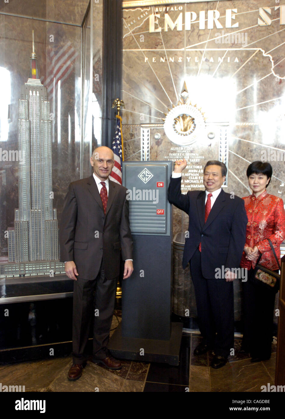 LtoR: James T. Connors, GM of the Empire State Building, Consul General ...