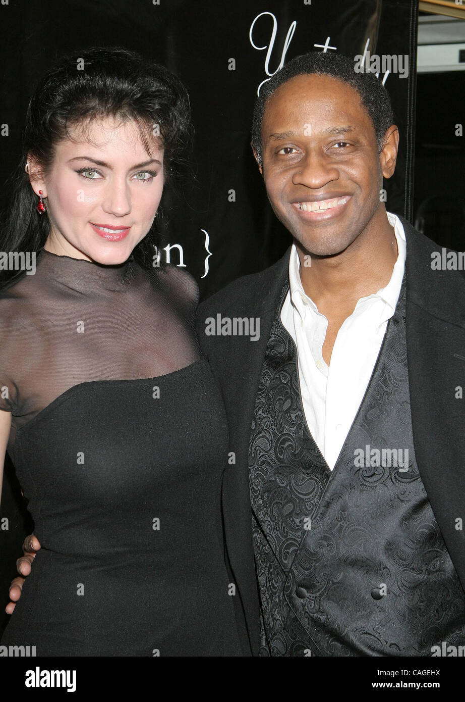 Feb 07, 2008; Hollywood, CA, USA; Actor TIM RUSS and Singer/Actress ...