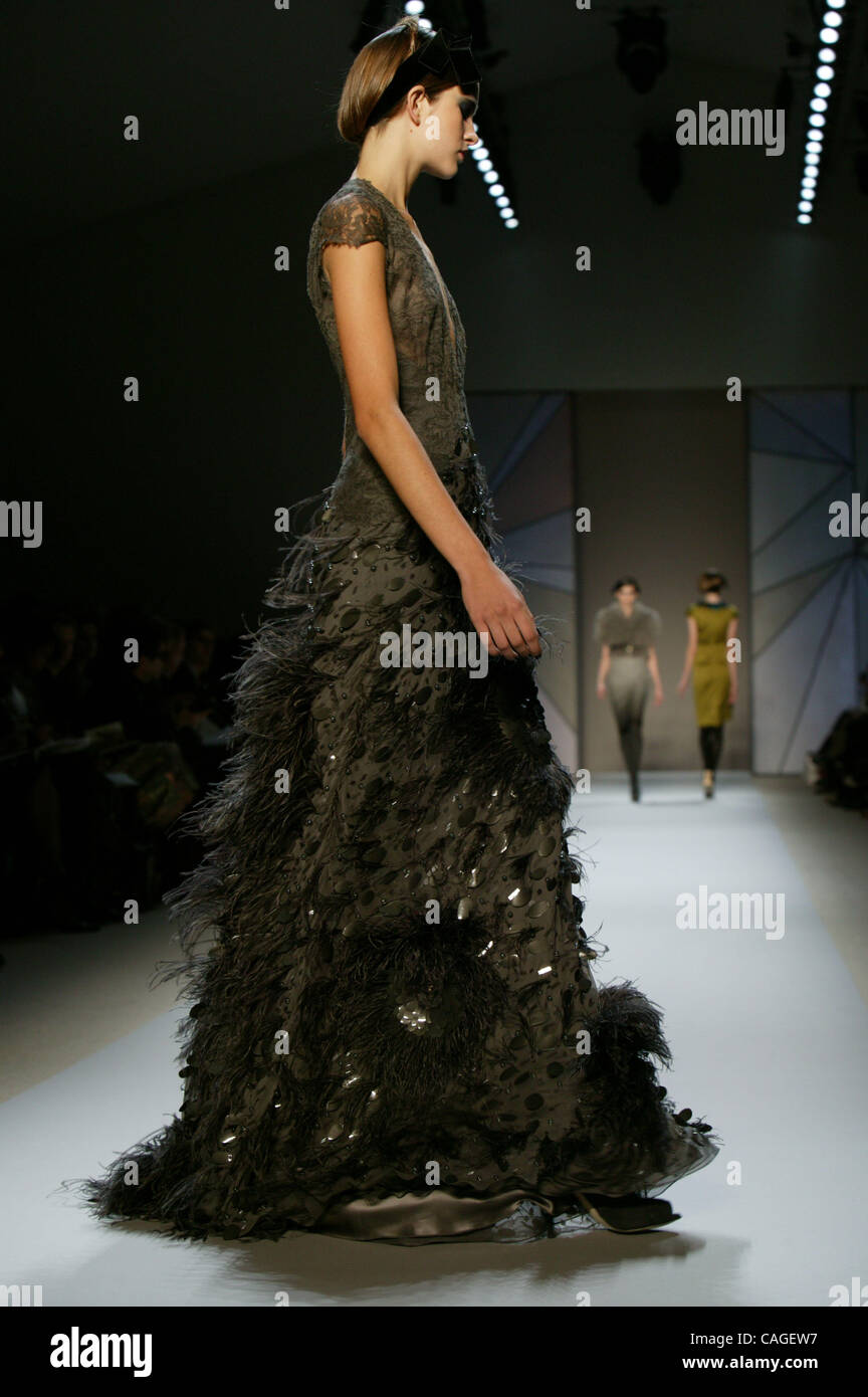 Feb 07, 2008 - New York, New York, USA - Model on the runway for the ...