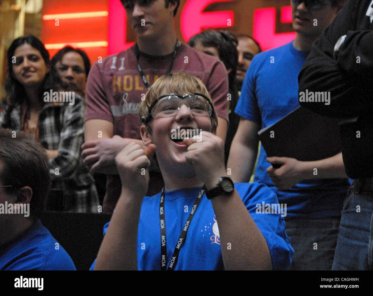 Bloomington,Mn.,Sat.,Feb. 9,2008] Jeremiah Atkinson cheered his team's ...