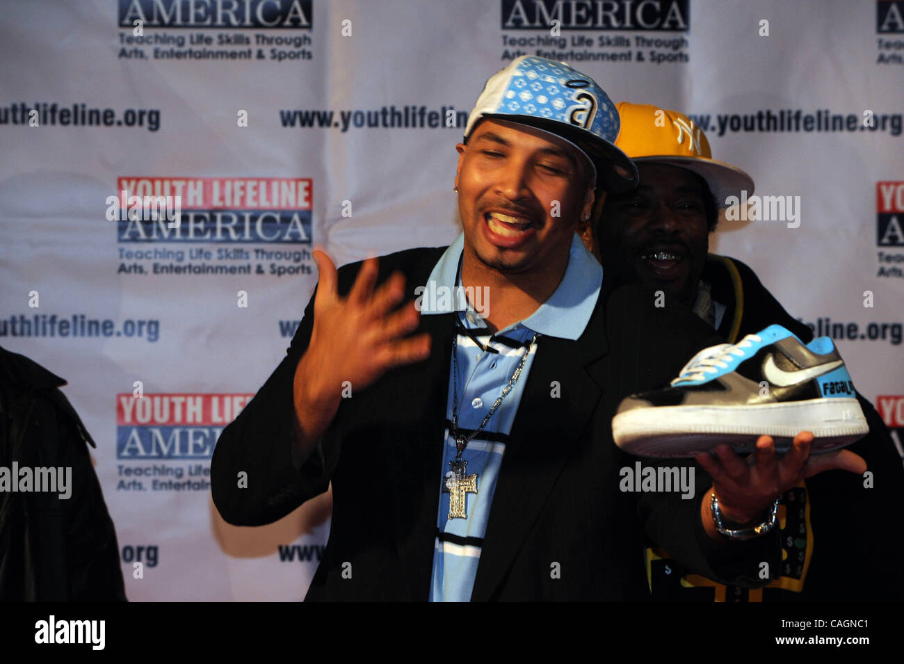 Feb 02, 2008 - Tempe, Arizona, USA - Rapper FATAL MACK walks the red ...