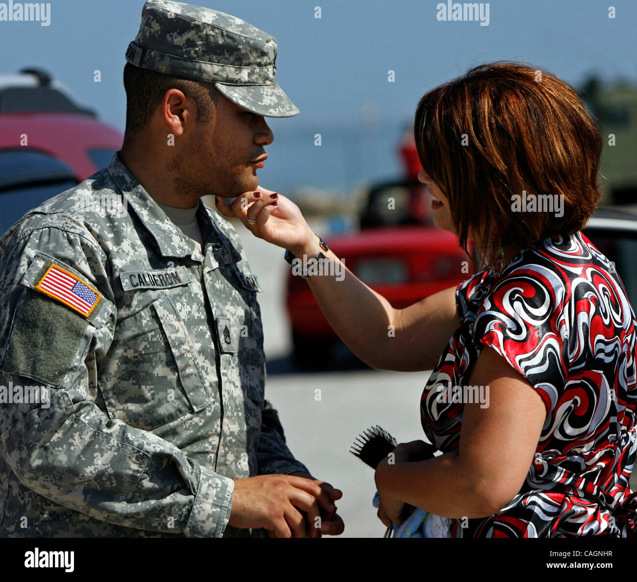 CAPTION: (St. Petersburg, 2/02/2008) Luis Javier Calderon, 30, and his ...