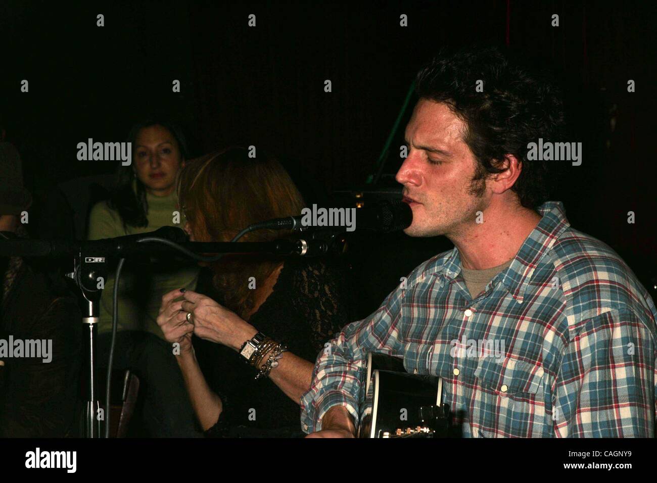 Feb. 3, 2008 - New York, New York, U.S. - CARLY SIMON, HER SON BEN ...