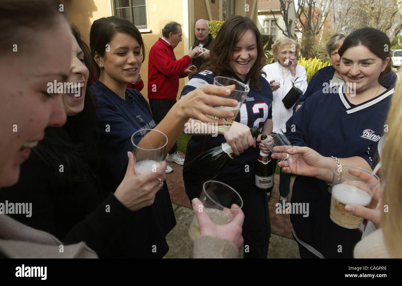On Portola Dr. in San Mateo, Calif., from left, Julie Casey, Kristina ...