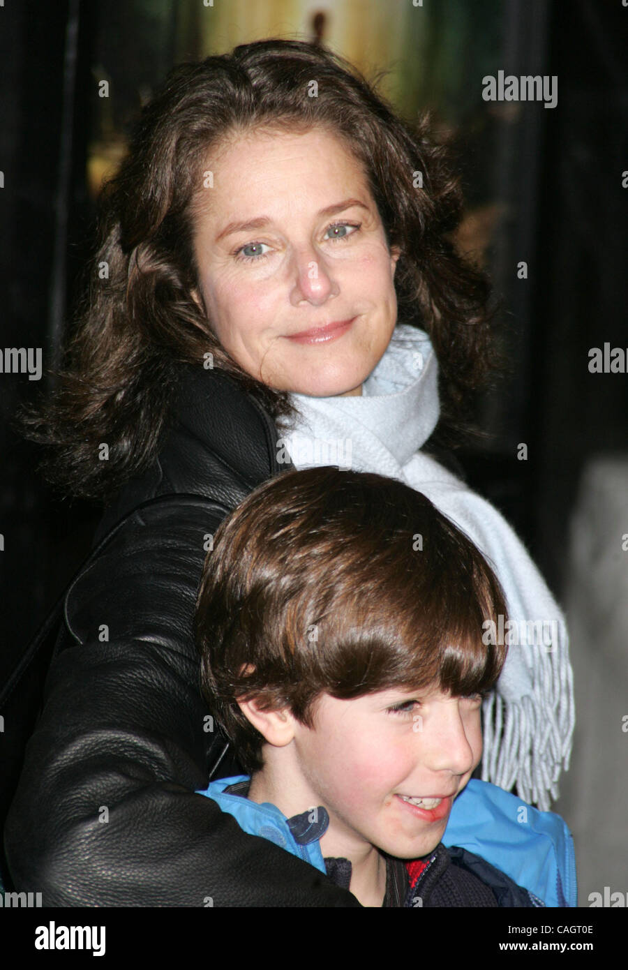 Feb 04, 2008 - New York, NY, USA - Actress DEBRA WINGER and SON at the ...
