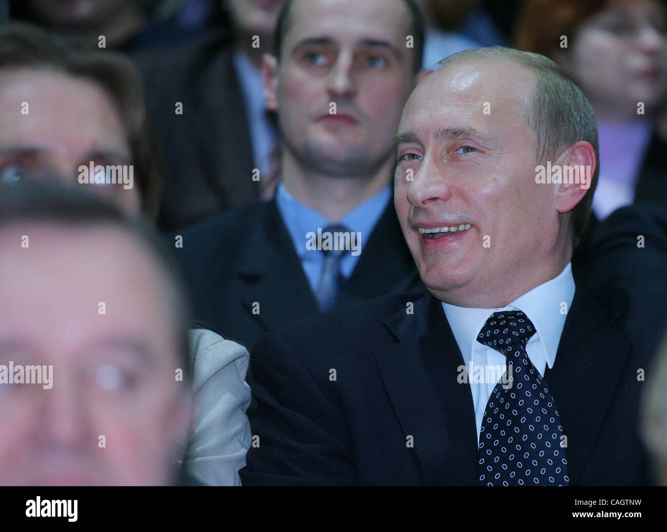 MOSCOW, RUSSIA. FEBRUARY 5. Russian president Vladimir Putin supports ...