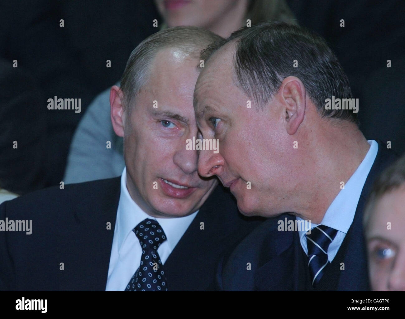 MOSCOW, RUSSIA. FEBRUARY 5. Russian president Vladimir Putin and FSB ...