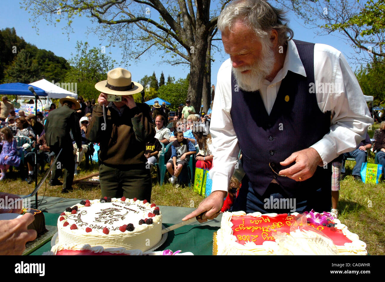 Frank Helling who plays John Muir, takes the honor's Saturday April 19 ...
