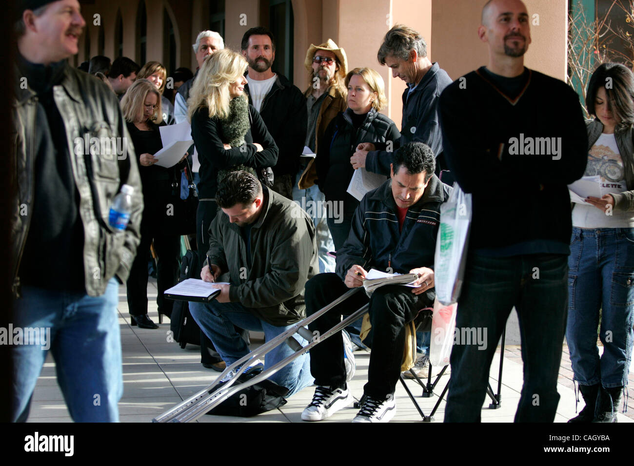 Jan 26, 2008 - San Diego, California, USA - From left: CHET LAIRD, 41 ...