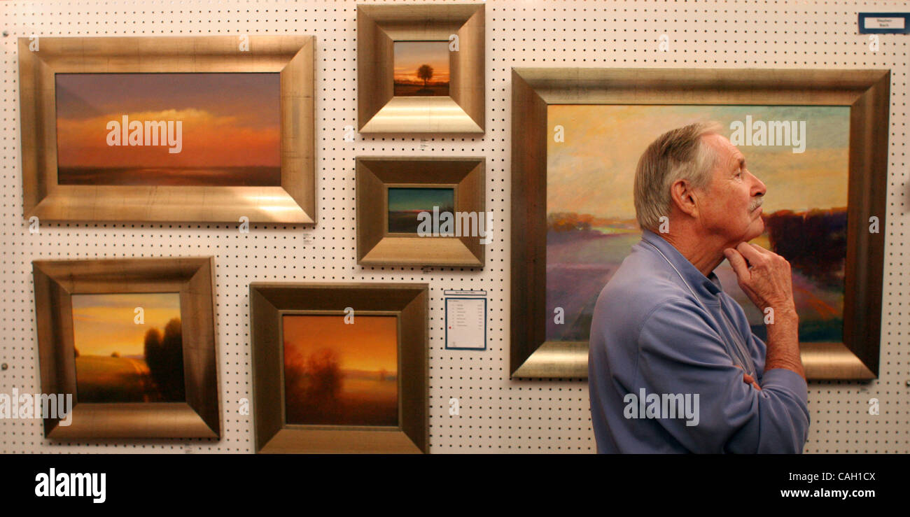 (St. Petersburg 1/27/2008) Bill Keating, an artist from Lillian ...