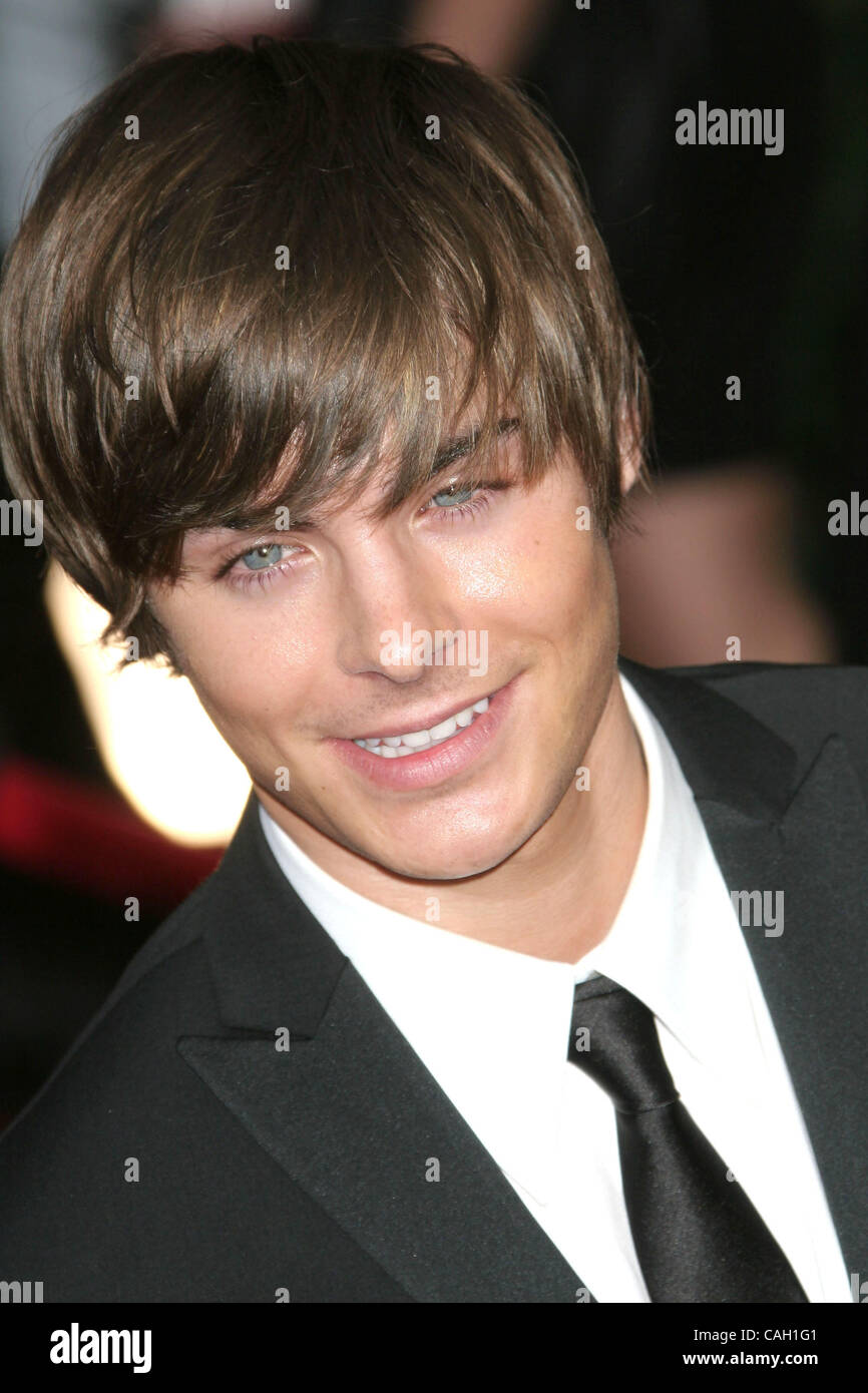 Jan 27, 2008; Hollywood, California, United States; Actor ZAC EFRON at ...