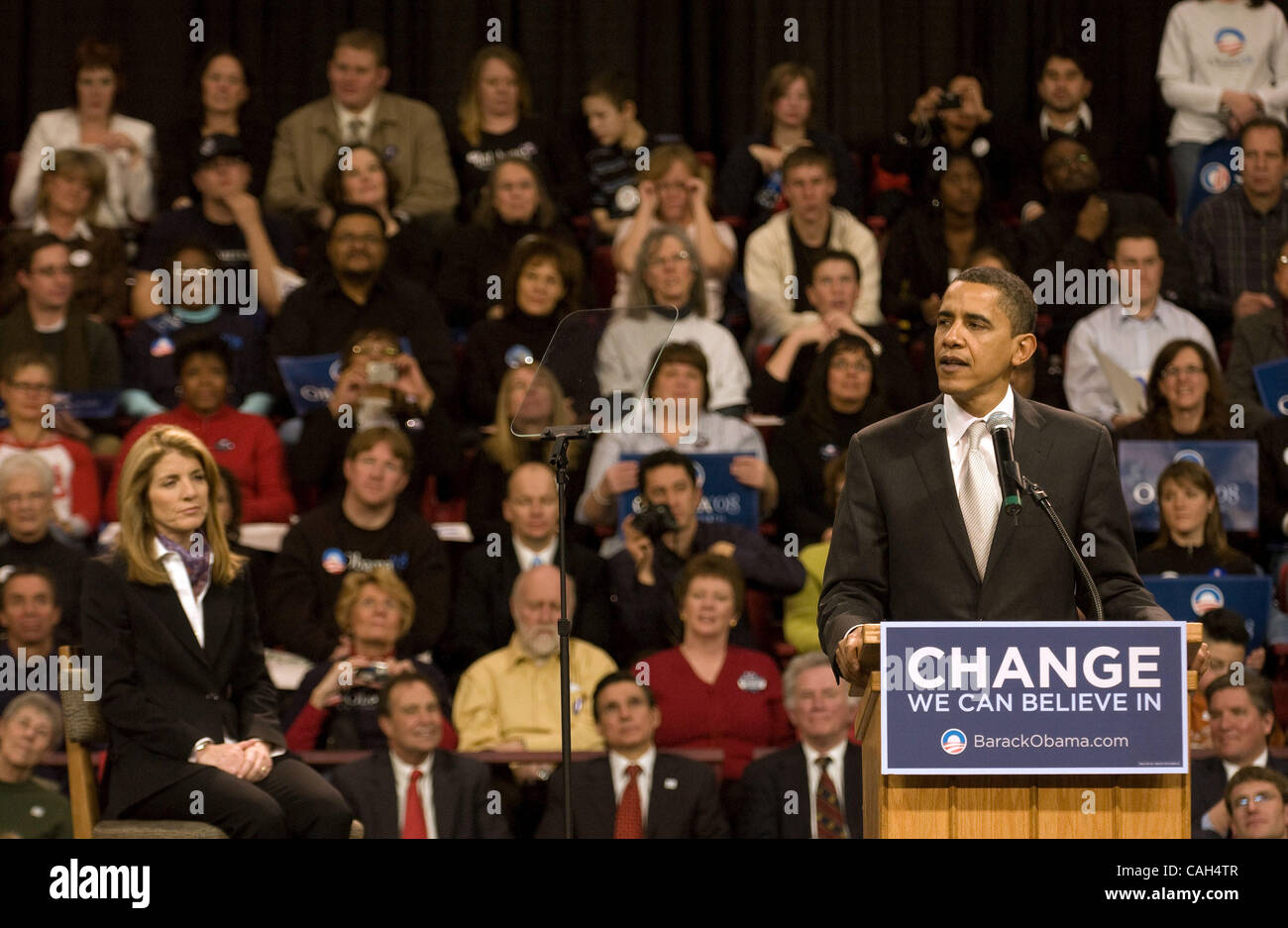 Jan 30, 2008 - Highlands Ranch, Colorado, USA - BARACK OBAMA speaking ...