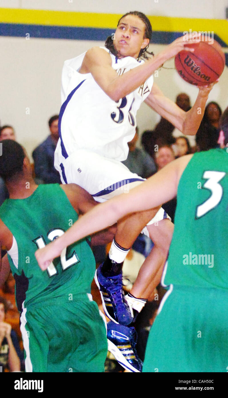 West High basketball player Andre Bolton takes a shot over St. Mary's ...