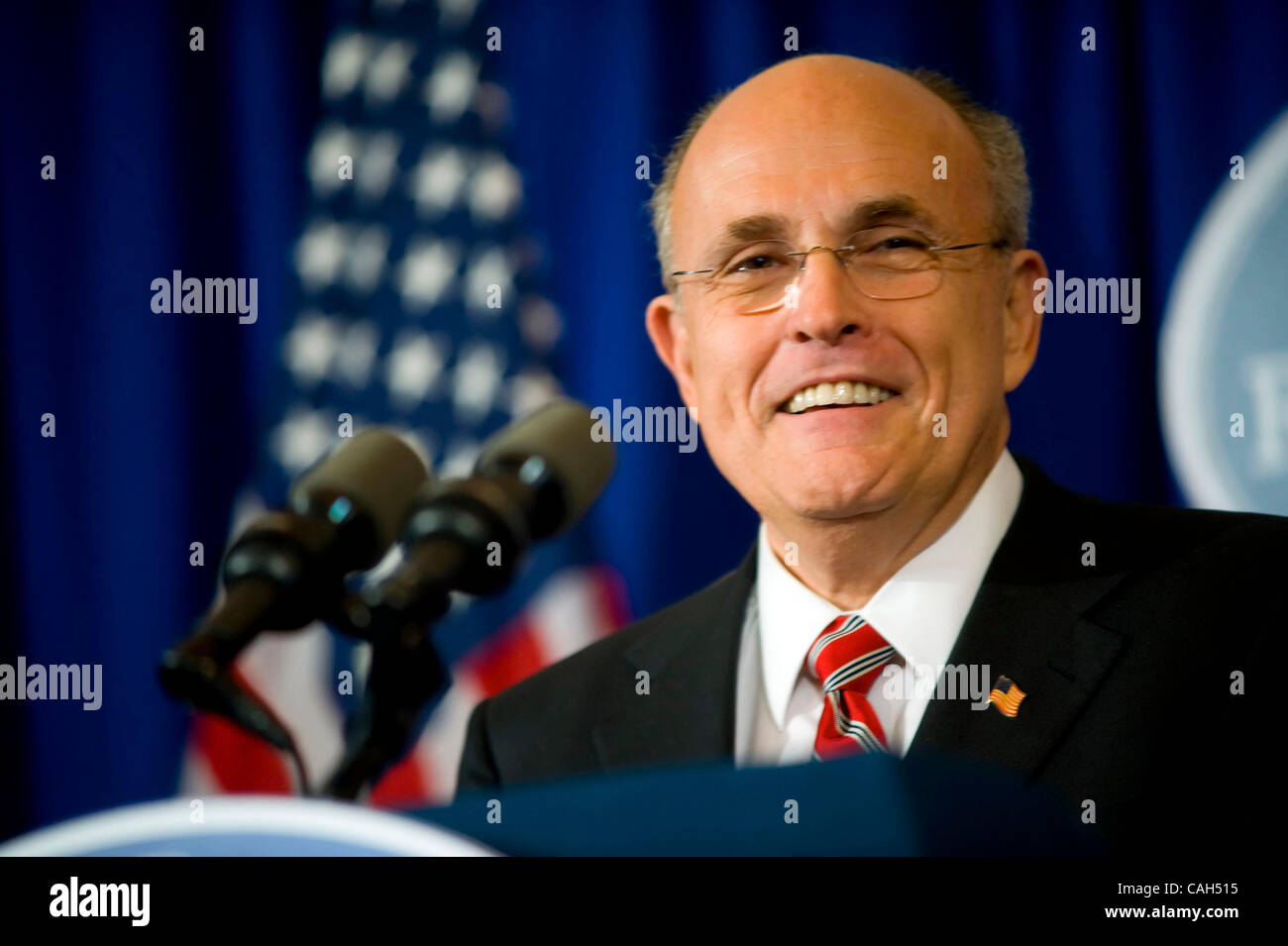 Jan 30, 2008 - Simi Valley, California, USA - RUDY GIULIANI announces ...