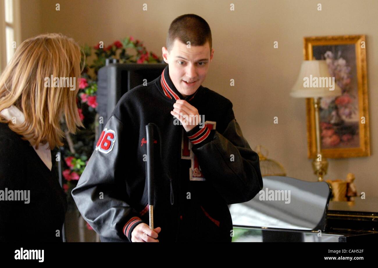 Jan 30, 2008 - Carmichael, California, USA - JUSTIN ECCLESTON, 20, who ...