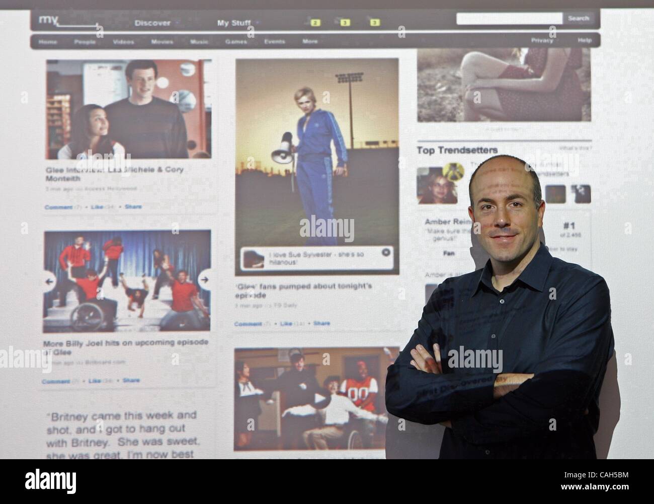 Myspace 2011 hi-res stock photography and images - Alamy