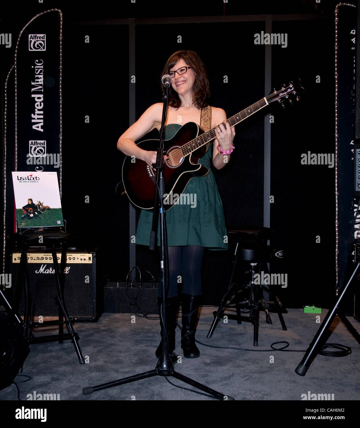Jan. 14, 2011 - Anaheim, California, USA - LISA LOEB performs on the ...
