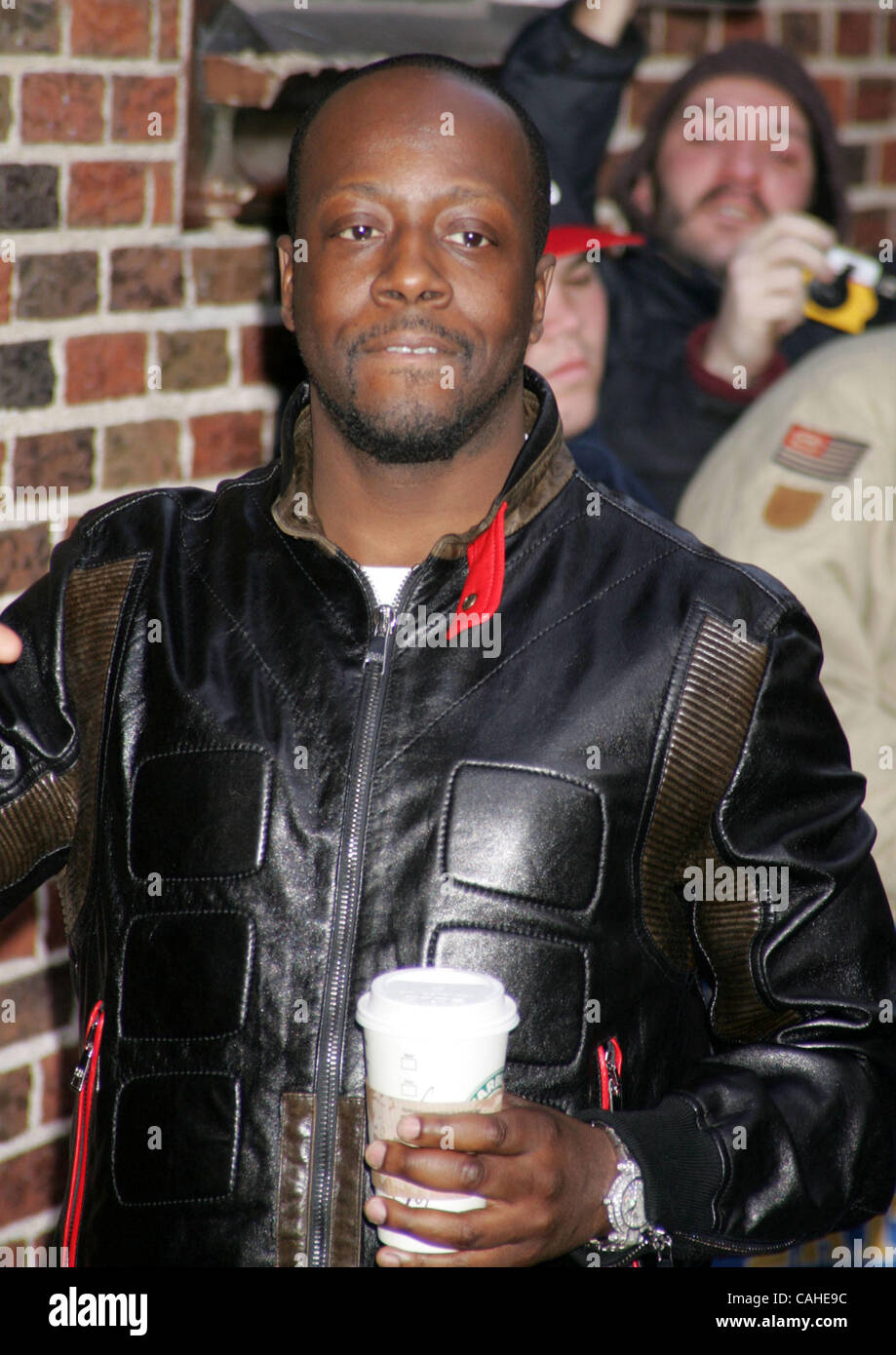 Jan 16, 2008 - New York, NY, USA - Singer WYCLEF JEAN arrives for his ...